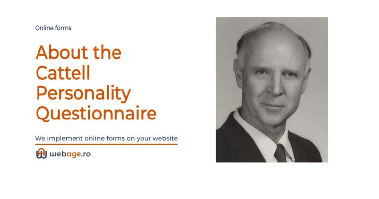 About the Cattell Personality Questionnaire - webage.design